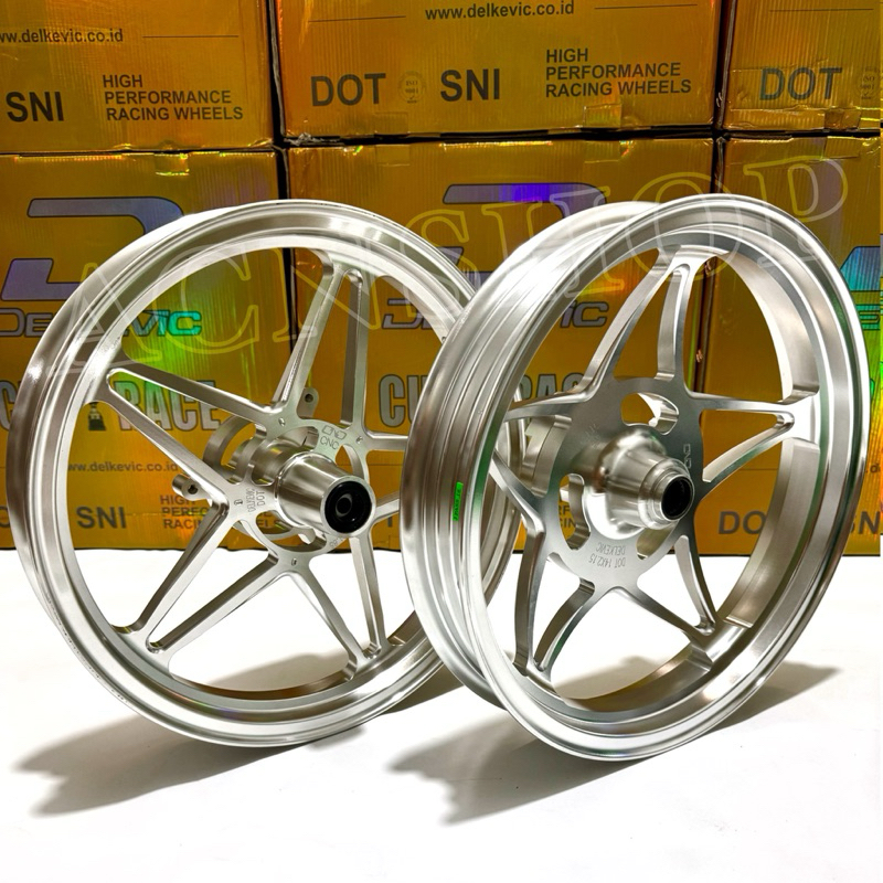 Jual Velg DND Delkevic X1 V2 F:1.85x14 & R: 2.15x14 Nmax Old/ Nmax New ...