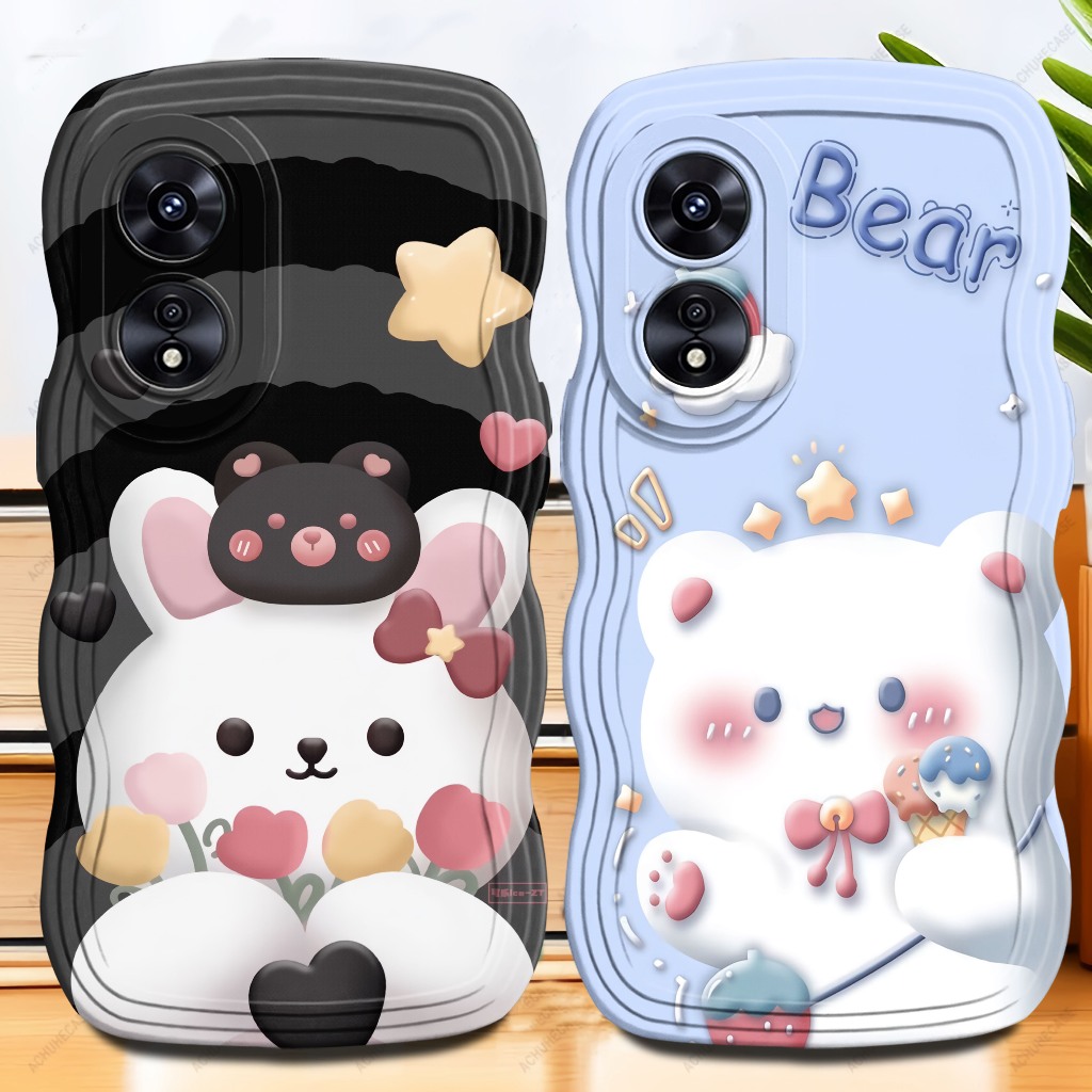 Jual CASE HP OPPO A60 2024 SOFTCASE GELOMBANG WAVY WAVE TERBARU CASING ...