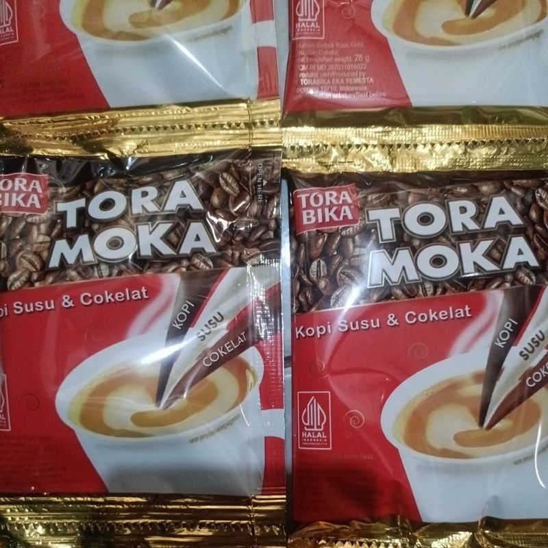 Jual Tora moka sachet 28gr Harga per 1 Renceng (10pcs) | Shopee Indonesia
