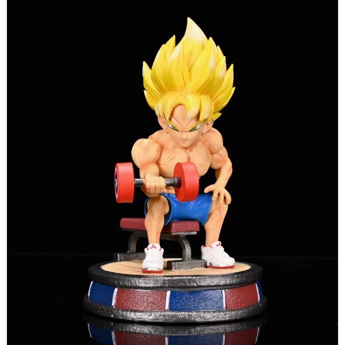 Jual Son Goku Work Out Action Figure Dragon Ball Trunks Gohan | Shopee ...