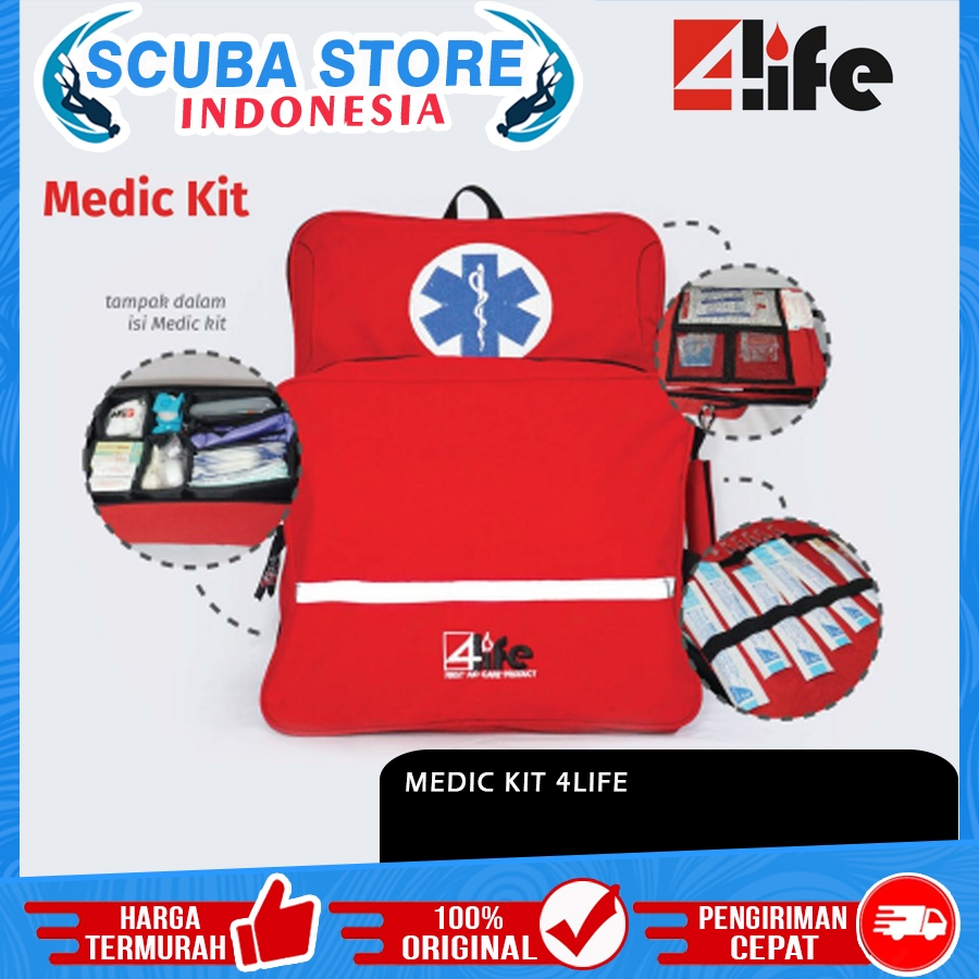 Jual Tas P3K 4Life Medic Medical Emergency Alat Peralatan Medis First ...