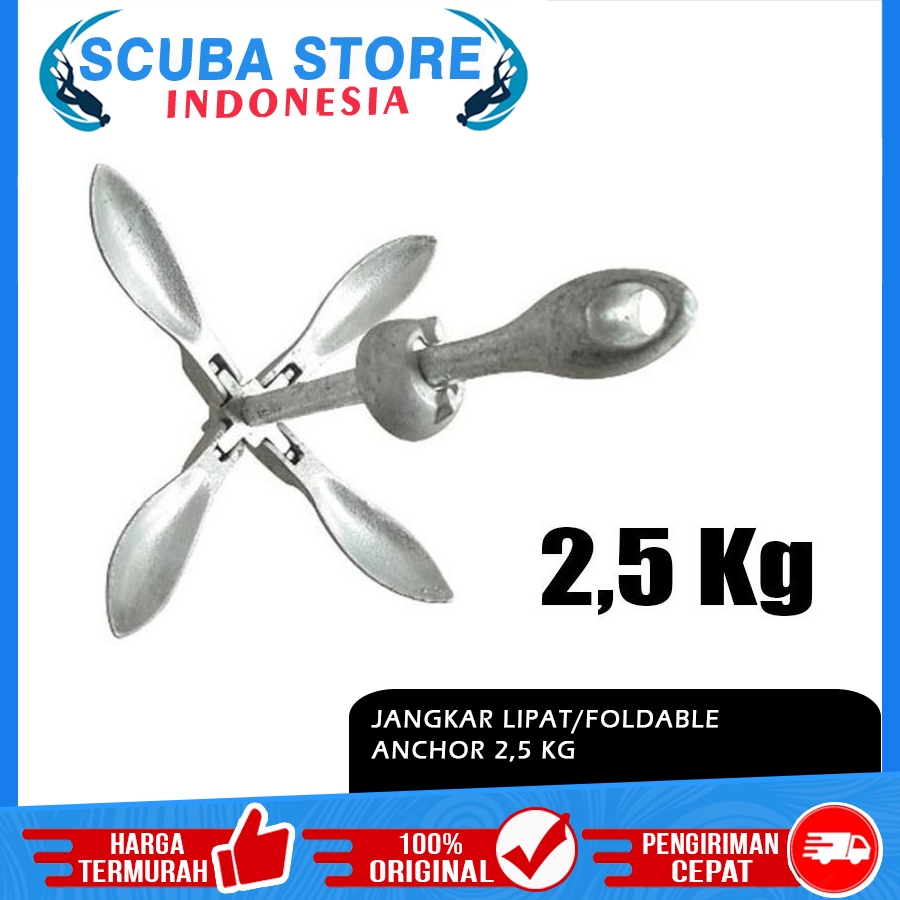 Jual Jangkar Lipat Payung Perahu Karet Kayak Foldable Anchor Folding ...
