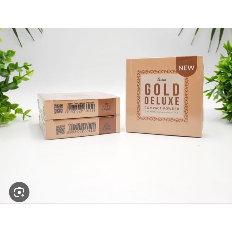 Jual FANBO GOLD DELUXE COMPACT POWDER 20g | Shopee Indonesia