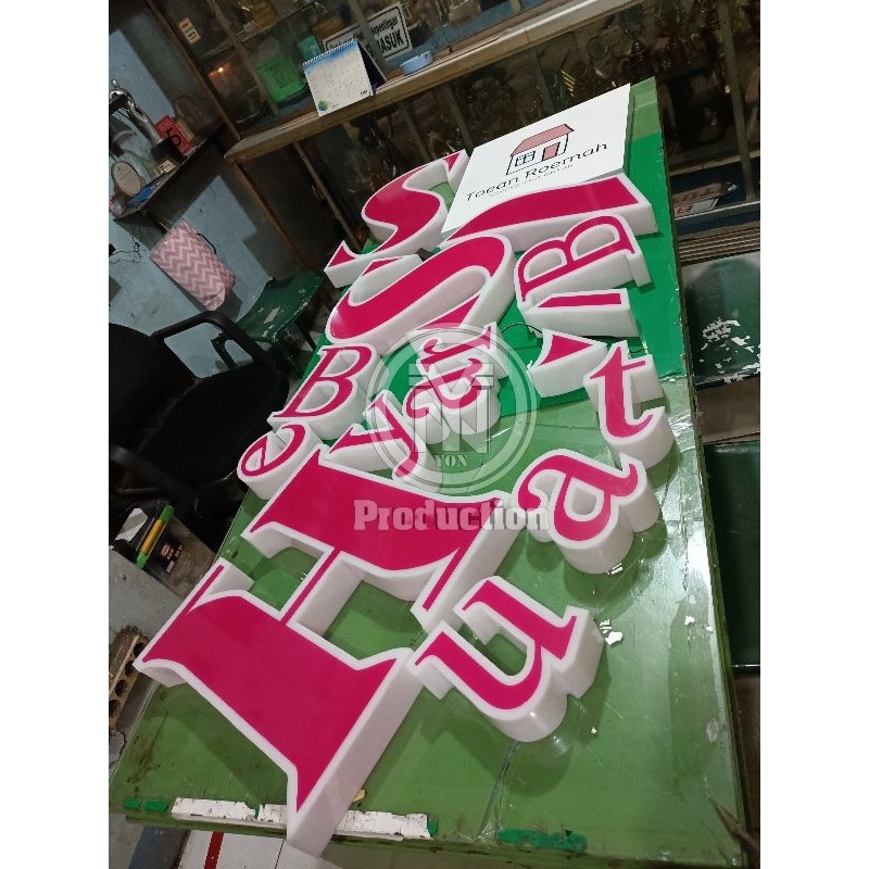 Jual Letter Box Huruf Timbul full Akrilik LED WAJIB BACA DESKRIPSI ...