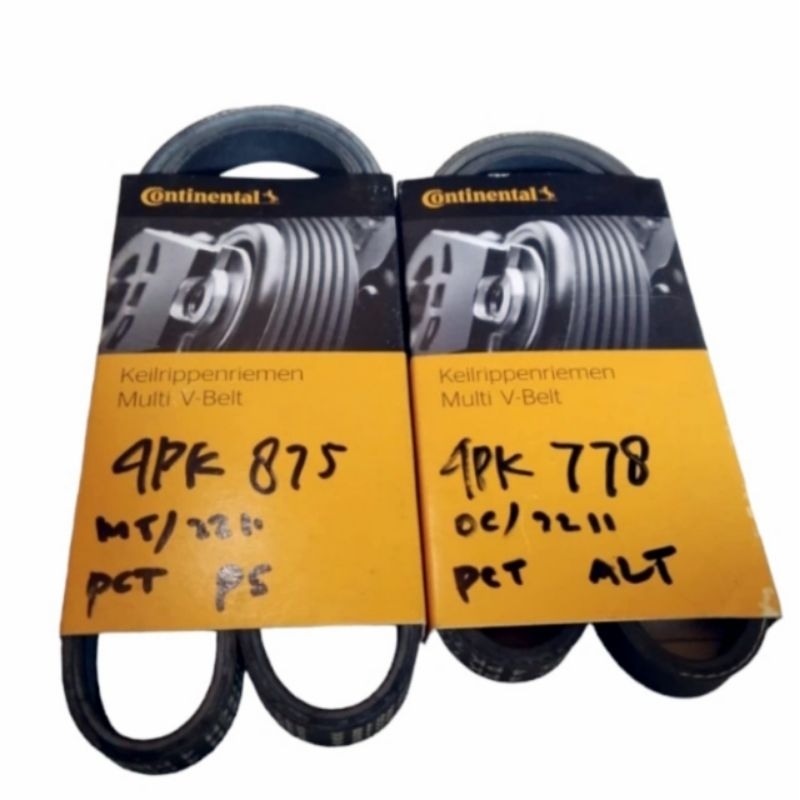 Jual Fan Van Belt Fanbelt Vbelt Set Kia Picanto Lama Cosmo 4PK875/870 ...