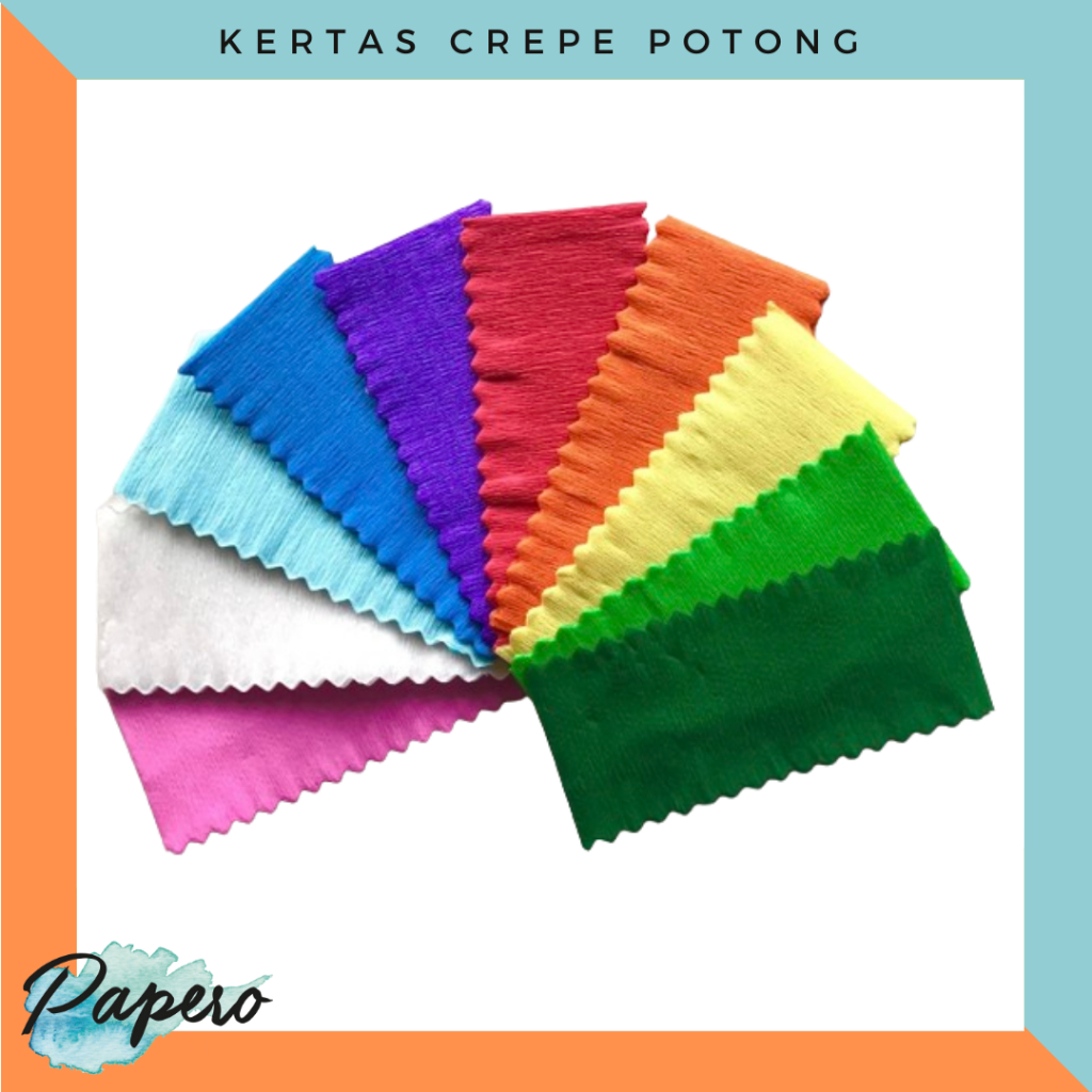 Jual (1 Pack) Kertas Crepe / Krep Potong | Shopee Indonesia