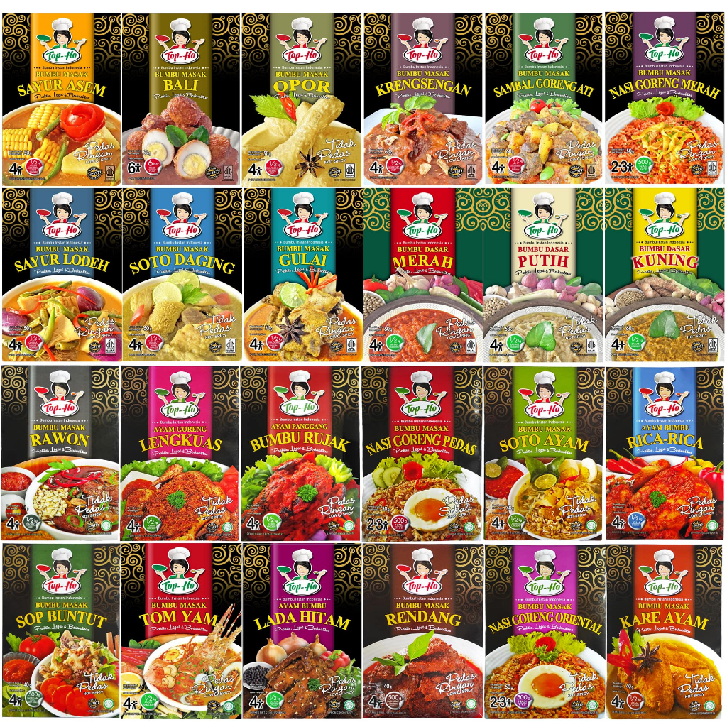 Jual Aneka Bumbu Masak Topho 40 - 60gr (Ayam Goreng, Rawon, Rendang ...
