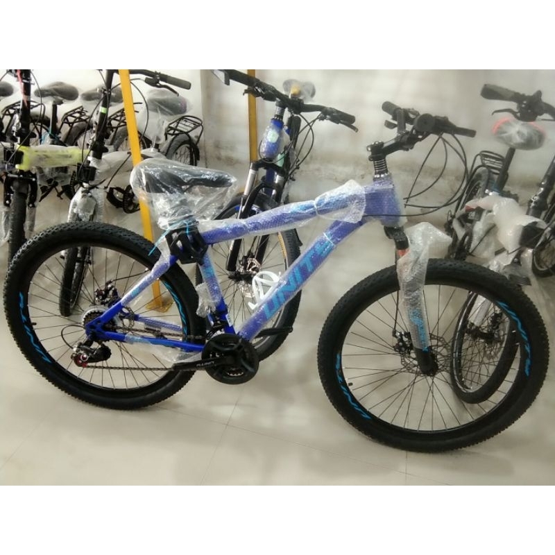 Jual Sepeda Gunung / Sepeda MTB 26 inch UNITY ( VELG TINGGI ) ( BIRU ...