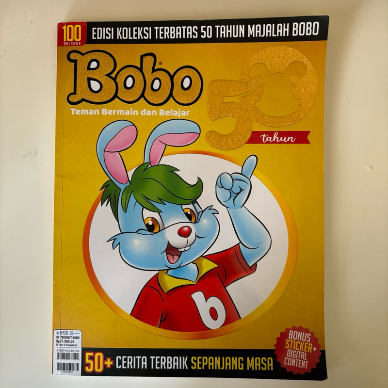 Jual [Ready Stok Bukan PO] Original Majalah Bobo (Edisi Koleksi Terbatas 50 Tahun) | Shopee ...