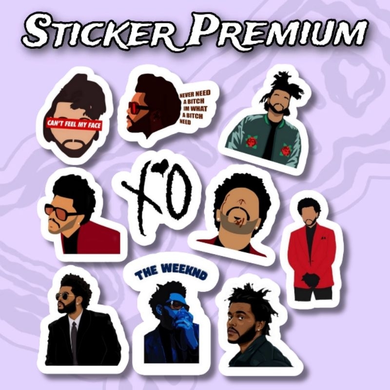 Jual Sticker The Weeknd Pack isi 10 Pcs Waterproof | Shopee Indonesia