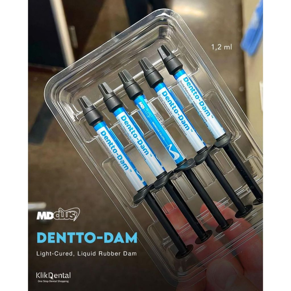 Jual KLIK DENTAL Dentto Dam 1 pack isi 5 syr | Shopee Indonesia