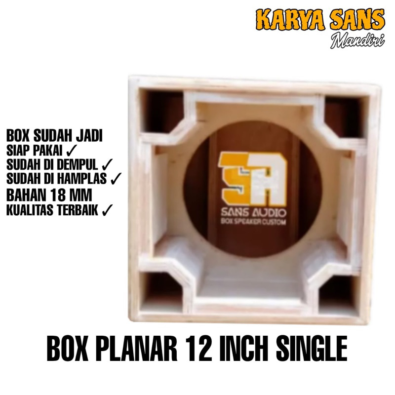 Jual Box speaker planar 12 inch single mentahan | Shopee Indonesia