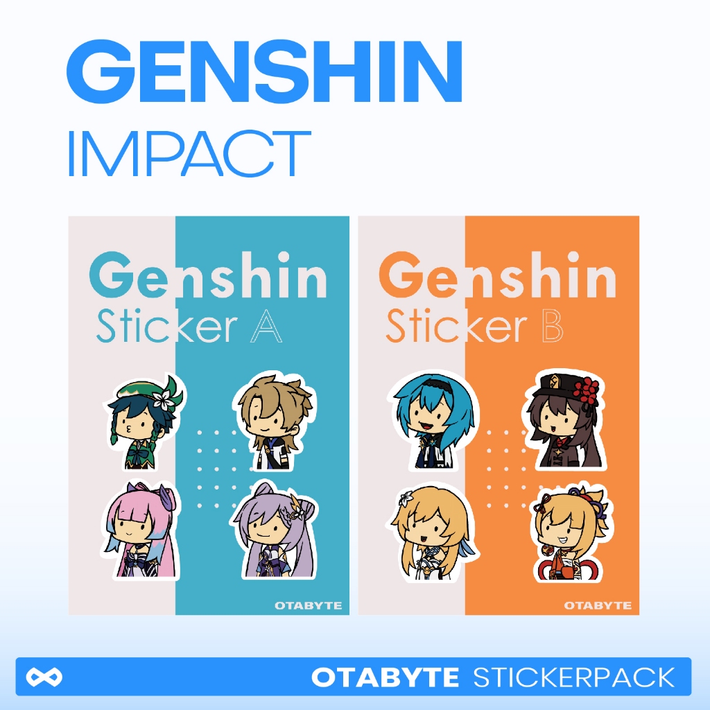 Jual GENSHIN IMPACT Sticker Pack/Sticker/Sticker Kiss Cut/Wibu | Shopee ...