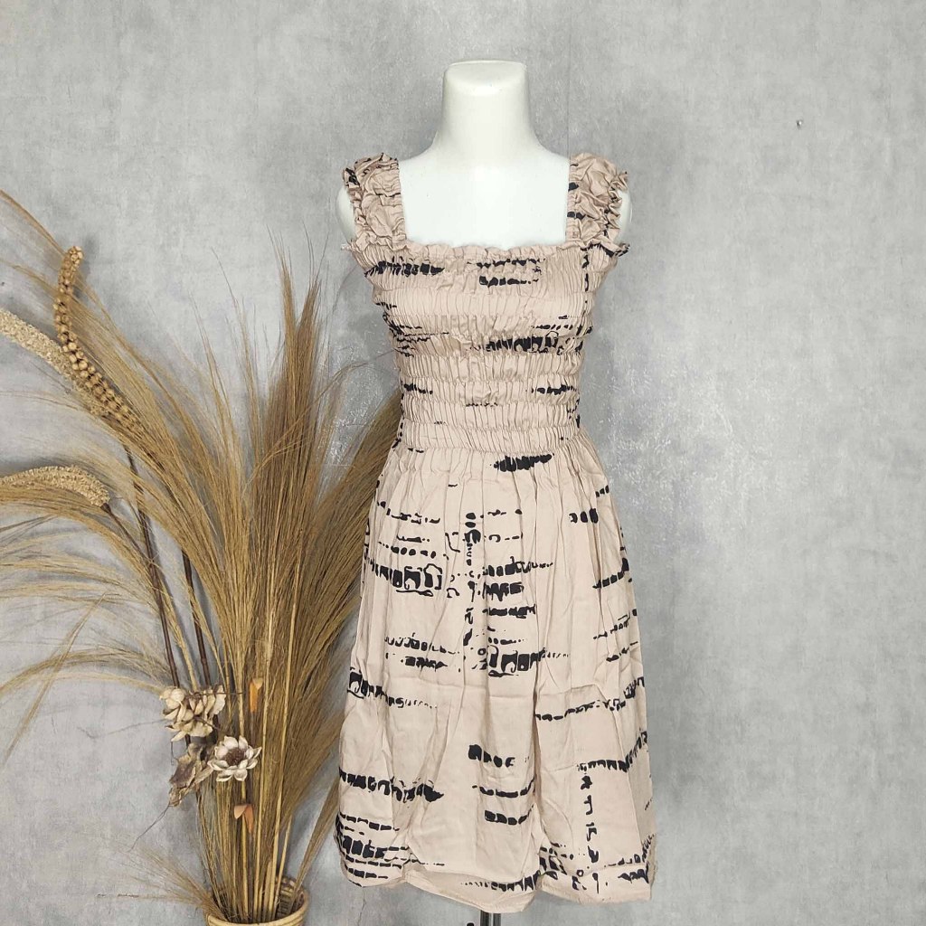 Jual DRES KERUT PENDEK BALI (pilih motif) | Shopee Indonesia