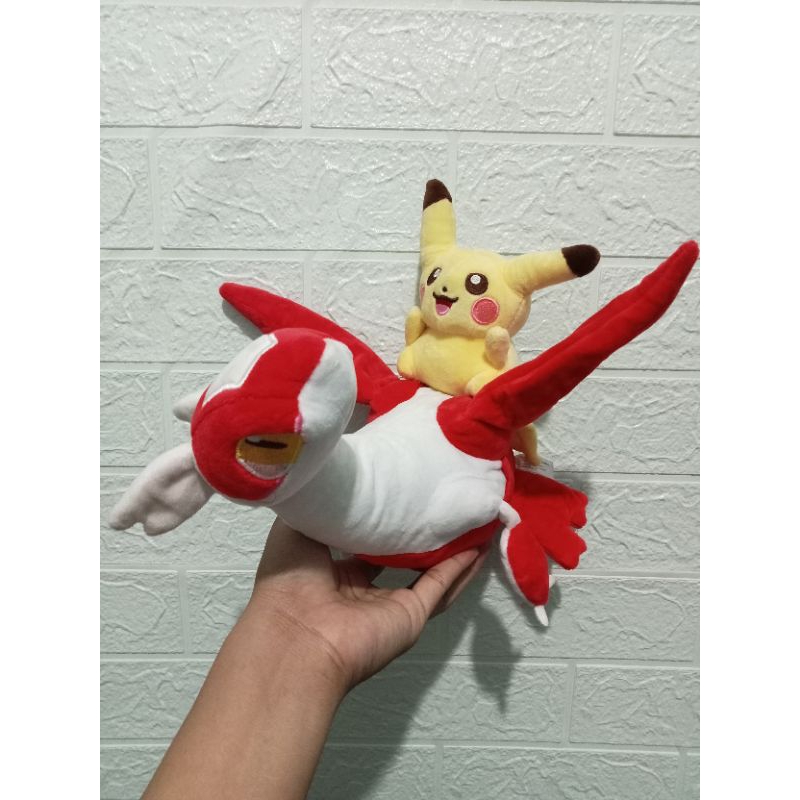 Jual Boneka Pokemon Pikachu Riding Latias - PL | Shopee Indonesia
