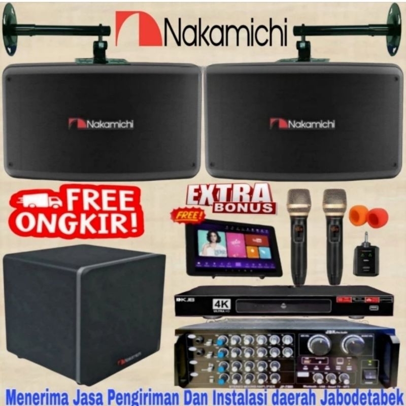 Jual Paket Karaoke NAKAMICHI Synthesis F1 10 inch (BEST III) | Shopee Indonesia