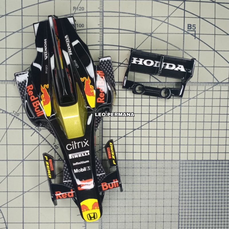 Jual BODY SHADOW SHARK REPAINT F1 REDBULL | TAMIYA SHADOW SHARK ...