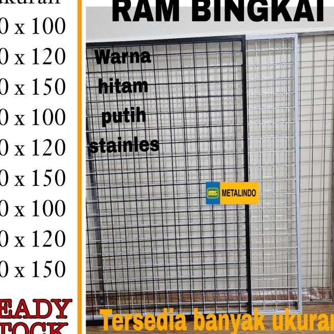 Jual Wow Jaring ram bingkai besi tebal Kawat ram display wiremesh kawat ...