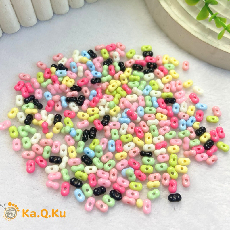 Jual MANIK PEANUTS BEADS 6MM MANIK KACANG VIRAL 10GRAM | Shopee Indonesia