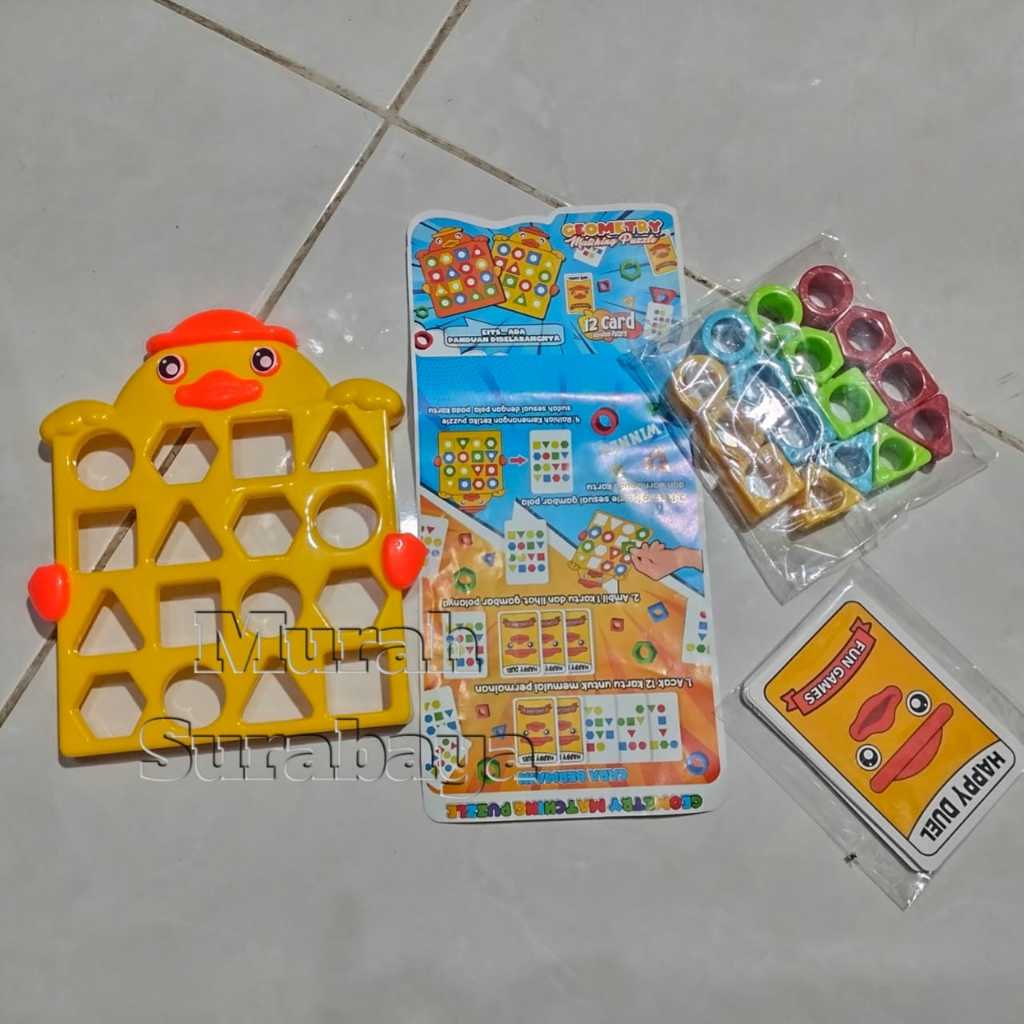 Jual Papan Permainan Mengenal Bentuk Mainan Anak Terbaru Geometri Board ...