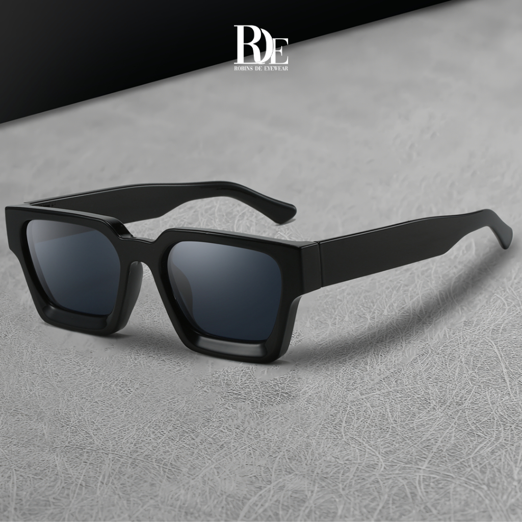 Jual ROBINS Kacamata Hitam Sunglasses Kotak Fashion Pria Wanita Anti Silau Radiasi Uv400 Stylish ...