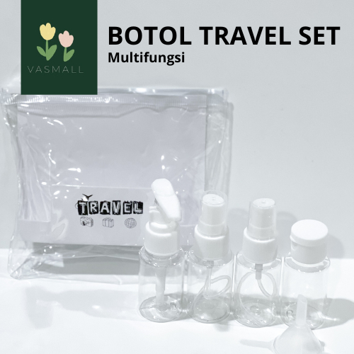 Jual VASMALL - TRAVEL PACK SET BOTOL MINI LENGKAP | BOTOL TRAVEL SET | BOTOL ISI ULANG TRAVEL ...