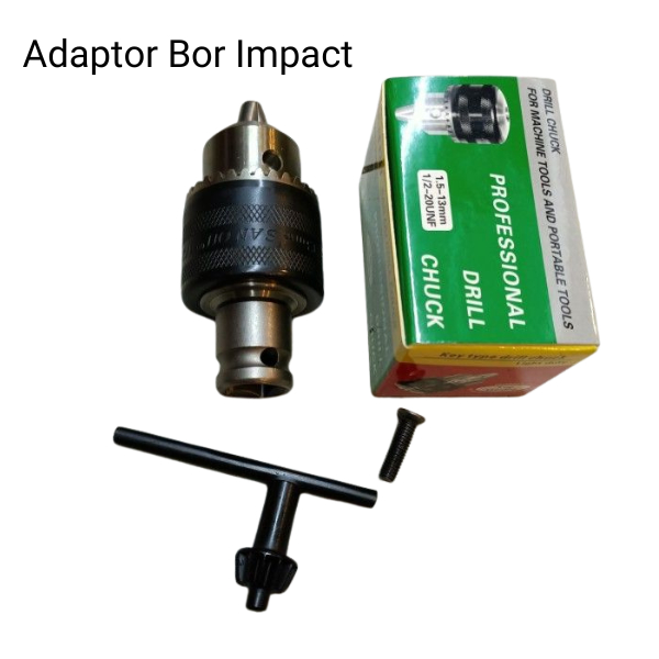 Jual Adaptor Bor Impact 1,5-13 MM Sambungan Bor Impact Adaptor Chuck ...