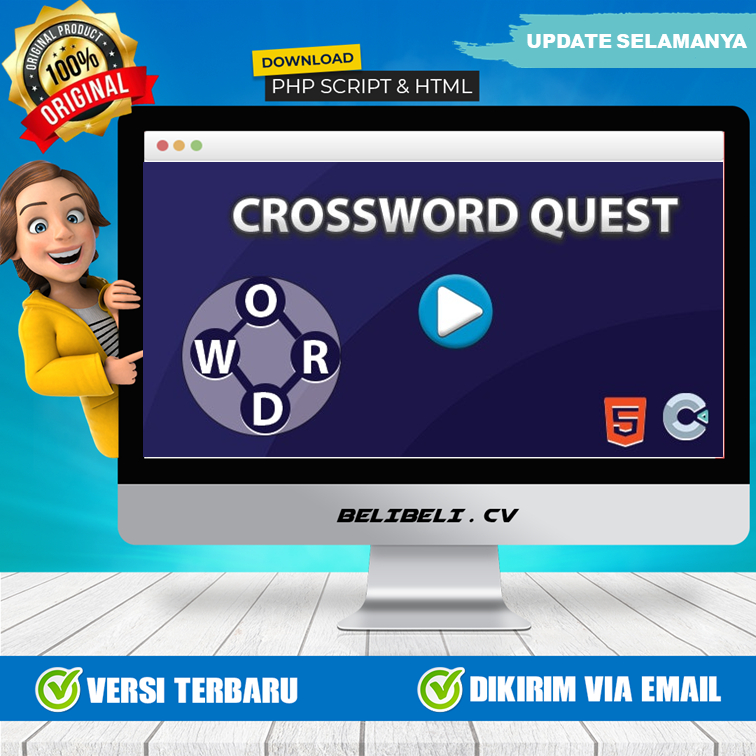 Jual Source Code HTML 5 Game - Crossword Quest - Html5 Game | Shopee Indonesia