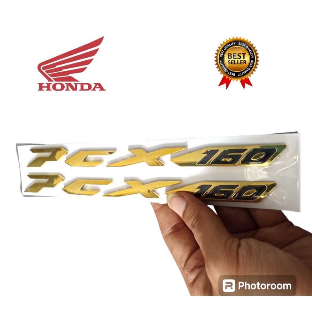 Jual EMBLEM PCX160 GOLD / LOGO PCX160 GOLD / EMBLEM LOGO HONDA PCX160 ...