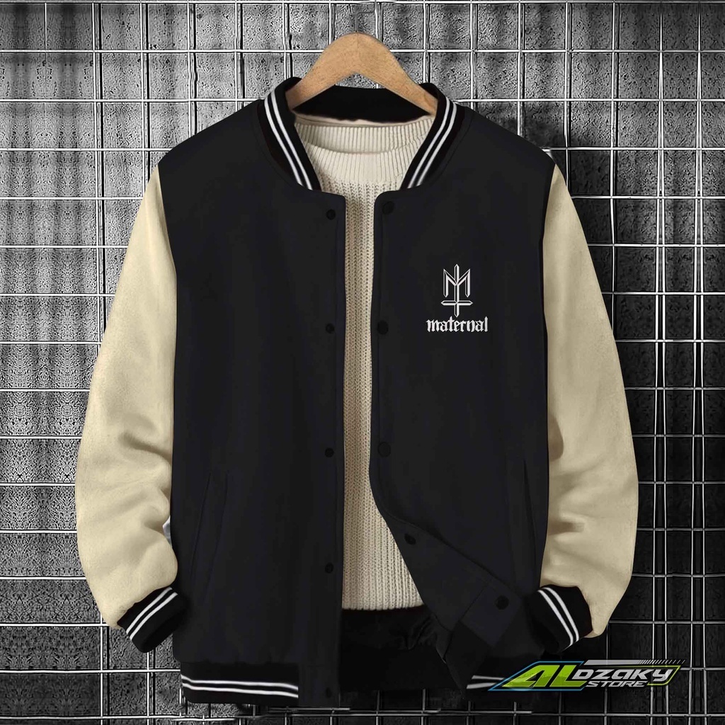 Jual Varsity Baseball Logo Maternal ( BORDIR ) Varsity KANCING M - 6XL ...