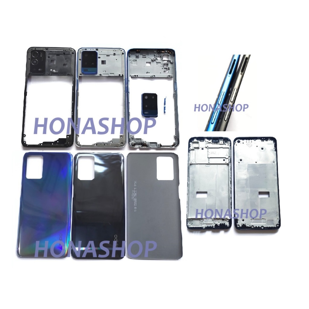 Jual TULANG FRAME BAZEL BACK CASING HOUSING OPPO A55 4G TUTUPAN MESIN ...