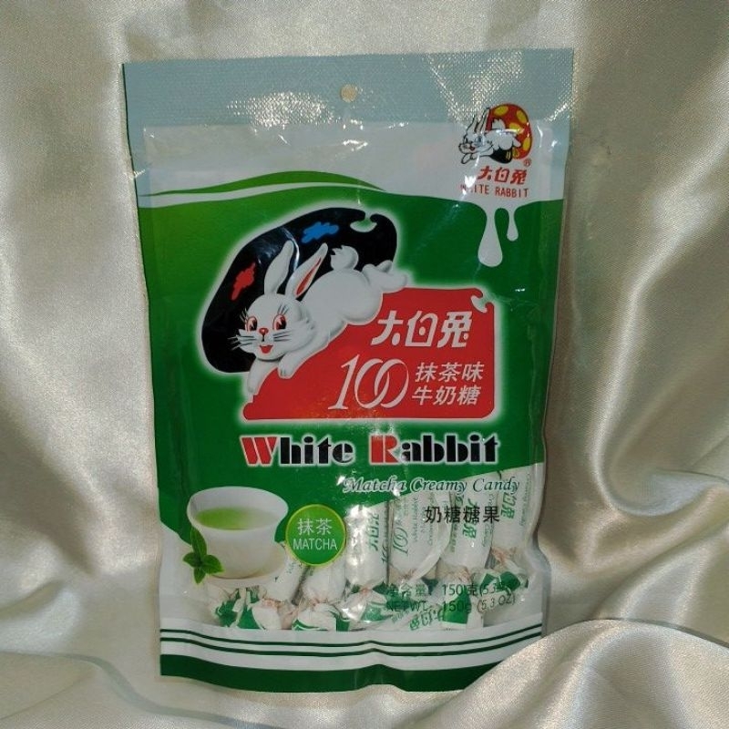 Jual Permen lunak manis white rabbit matcha creamy candy 150gr/permen ...