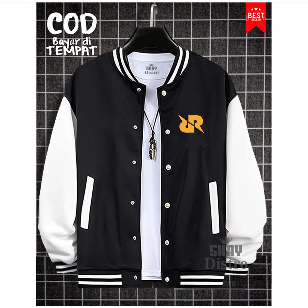Jual Jaket Varsity Baseball Premium RRQ - Jacket Bomber Premium Pria ...