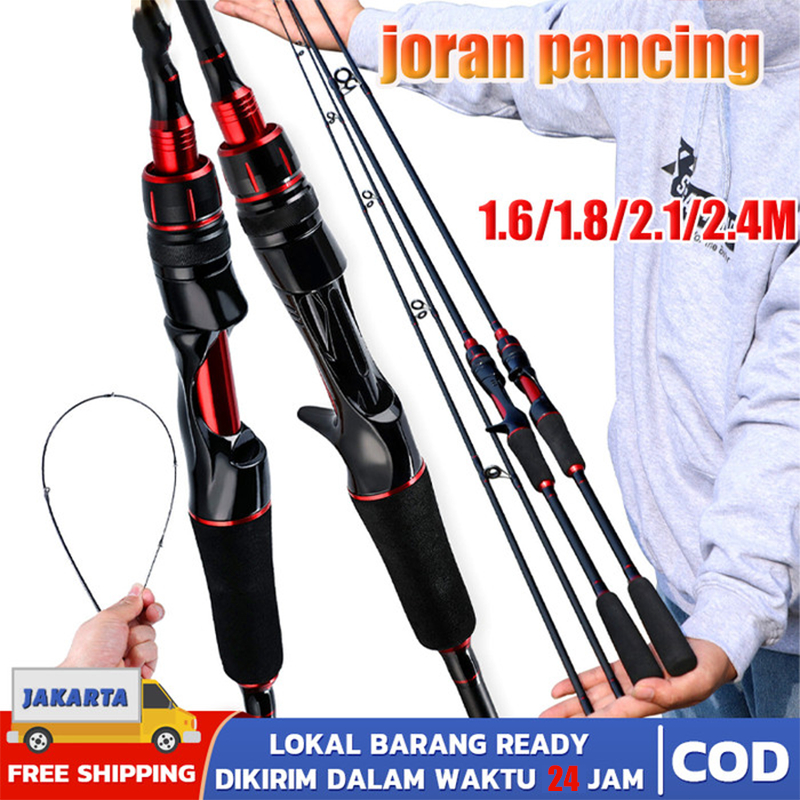 Jual DAIWA joran carbon solid joran pancing spinning joran tegek ruas pendek kaku ringan Joran ...