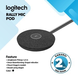 Jual Logitech Rally Mic Pod Original Rally Microphone Pod Hub | Shopee Indonesia