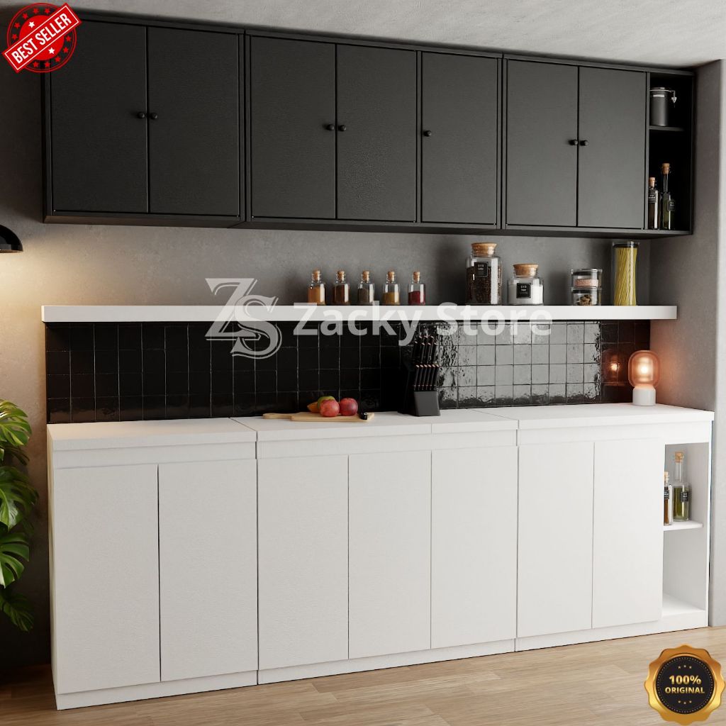 Jual Kitchen Set Atas Bawah Minimalis Kabinet Dapur Bawah Lemari Dapur ...