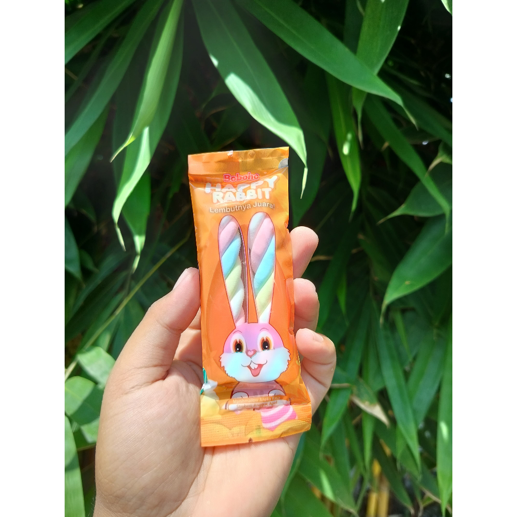 Jual MARSHMALLOW BOBOHO HAPPY RABBIT 1 BOX ISI 30 PCS | Shopee Indonesia