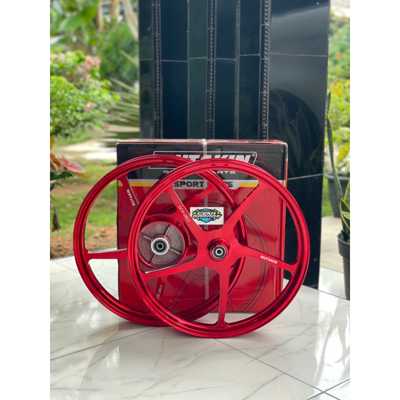 Jual VELG MUTAKIN 525 ENKEI 525 CNC ANODAIS PNP F1ZR DAN JUPITER Z VEGA ...