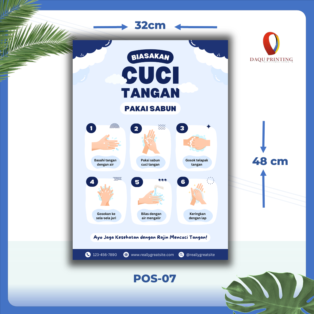 Jual POSTER A3+ EDUKASI / POSTER KEBERSIHAN TEMA CUCI TANGAN | Shopee ...