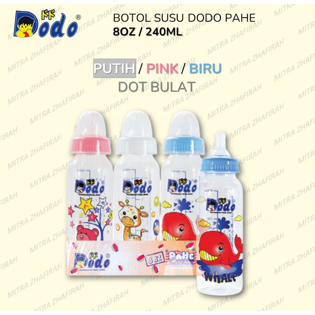 Jual Botol Susu DODO 250ml Dot Bulat Botol SUSU DODO Dot Bulat 250ml ...