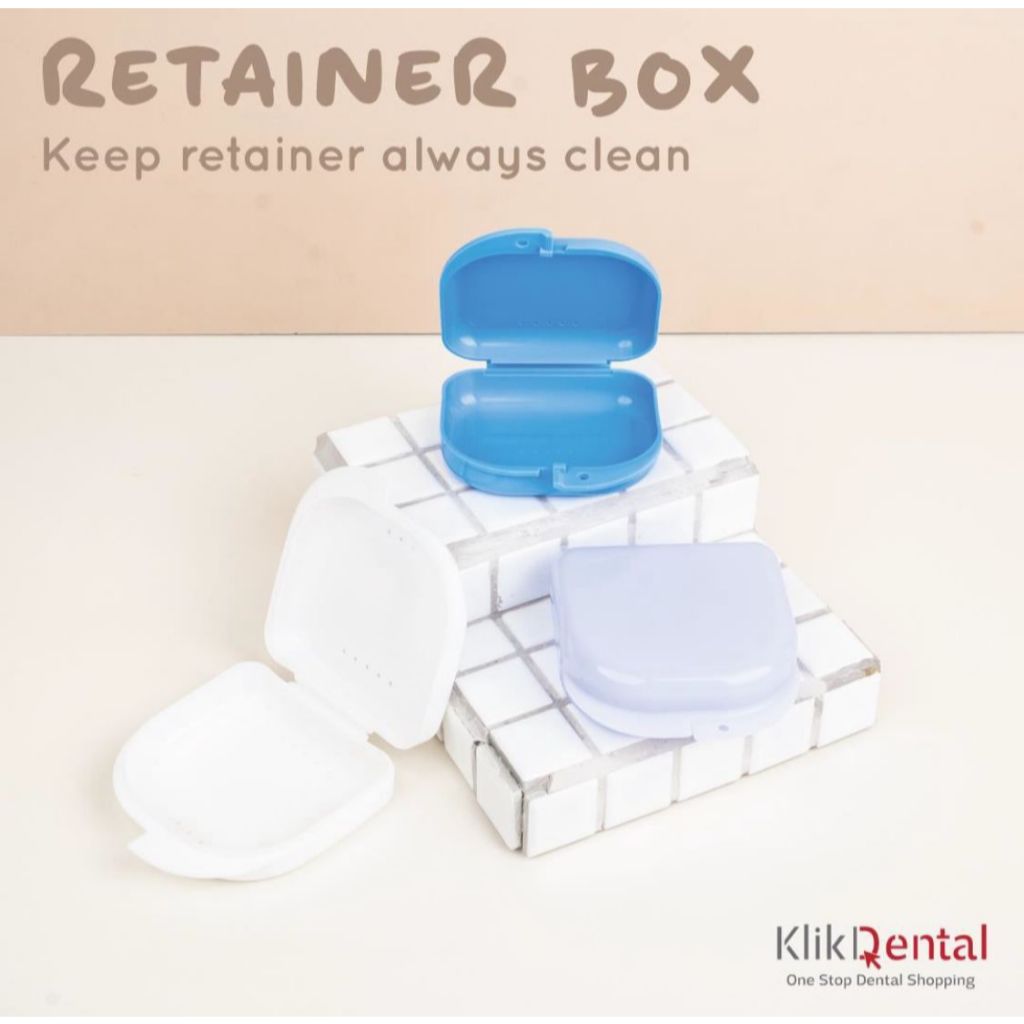 Jual KLIK DENTAL Retainer Box / Protesa / Kotak retainer | Shopee Indonesia