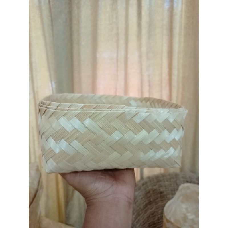 Jual Besek bambu 18x18 besek Hampers besek catering Besek daging ...