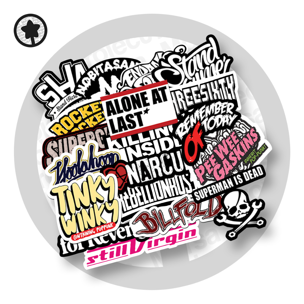 Jual STICKER PACK BAND | STIKER LOKAL POP PUNK SERIES VOL.3 [19 PCS ...