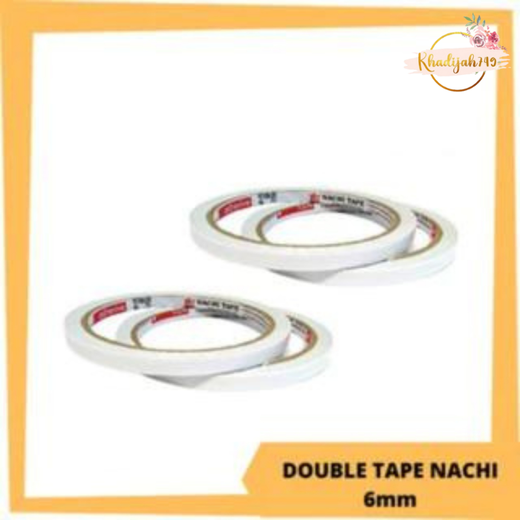 Jual K749 Double Tape 6mm Nachi Lakban Selotip Kecil Plakban Isolasi ...