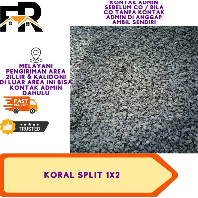 Jual KORAL SPLIT 1x2 Kubikasi Pilih Di Varian | Shopee Indonesia