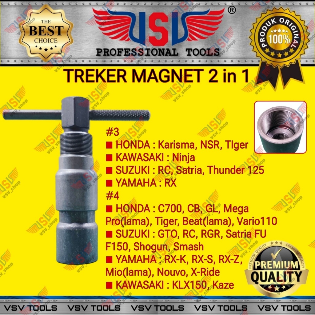 Jual Treker Magnet Motor Trecker Magnet VSV 2in1 Universal Alat Buka ...
