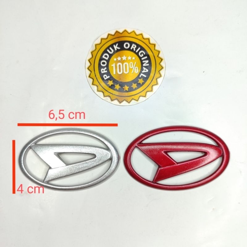 Jual emblem logo stir mobil daihatsu terios xenia ayla rocky original ...