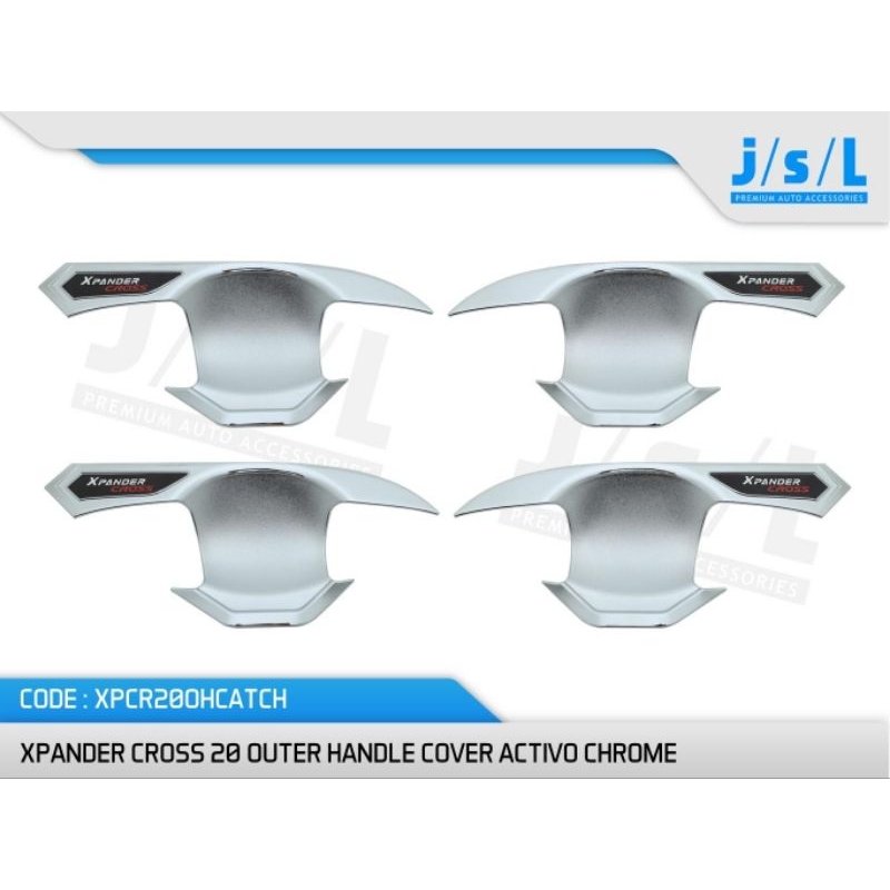 Jual XPANDER CROSS Outer Handle Mangkok Pintu Activo Krom Chrome Hitam Doff 4pcs JSL | Shopee ...