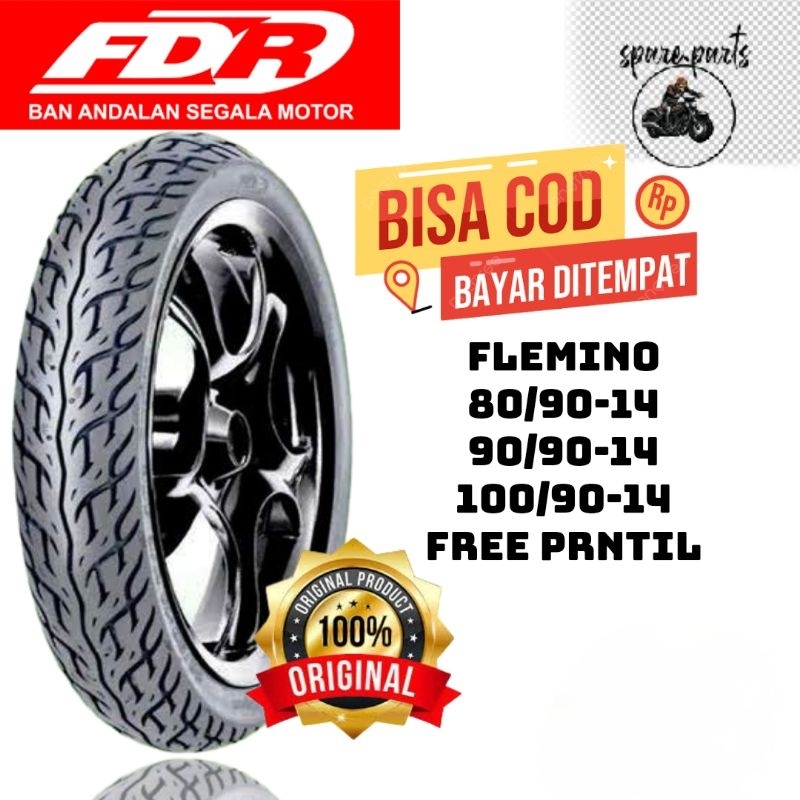 Jual promo ban tubeless matic FDR flemino (80-90-14)(90/90-14)(100/90-14) free pentil 100% ...