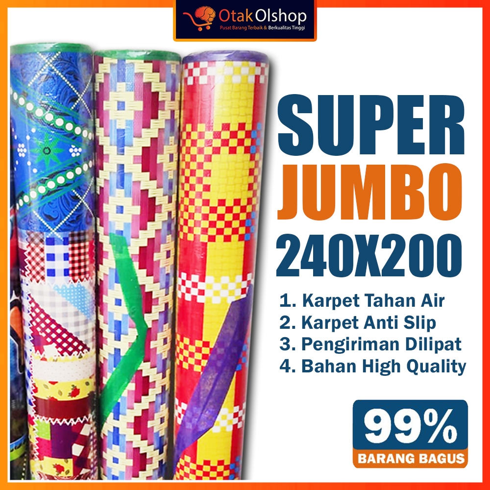 Jual Karpet spons super jumbo Tahan air 200x240cm / Tikar lantai spon ...
